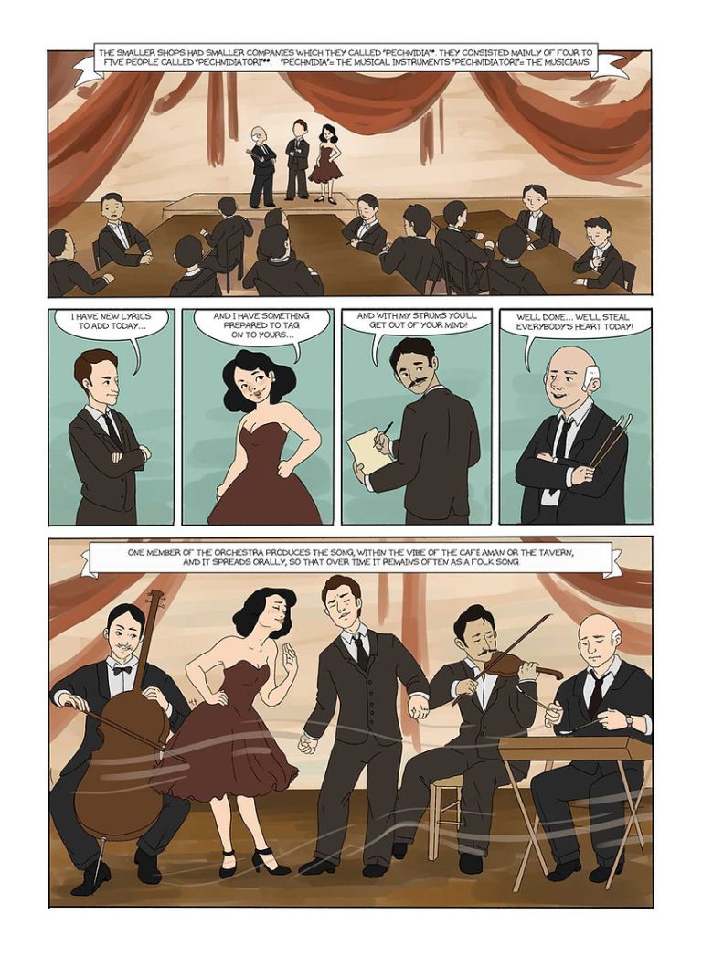 Graphic Novel "Rebetiko: History and Protagonists" - Greek News Agenda