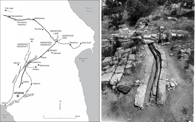 The Hadrian Aqueduct of Athens | An marvel of ancient Roman engineering ...