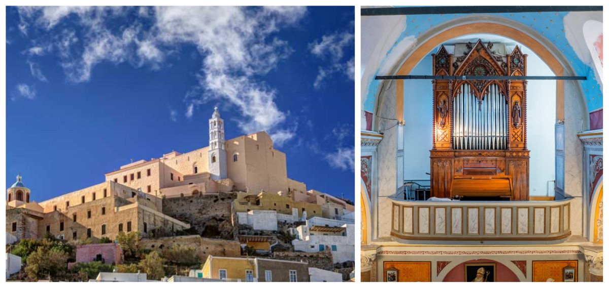 The Saint George Cathedral in Ano Syros and its church organ: a marvel ...