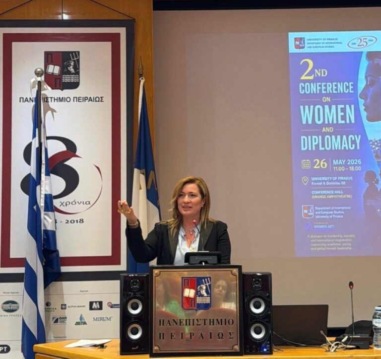 2nd Conference on "Women and Diplomacy" (University of Piraeus) - Greek ...